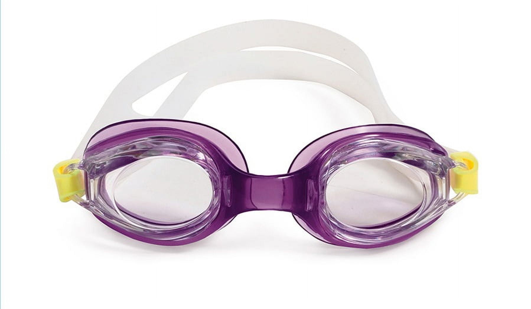 Vantage Competition Adjustable Swimming Pool Goggles 6” - Light Purple ...