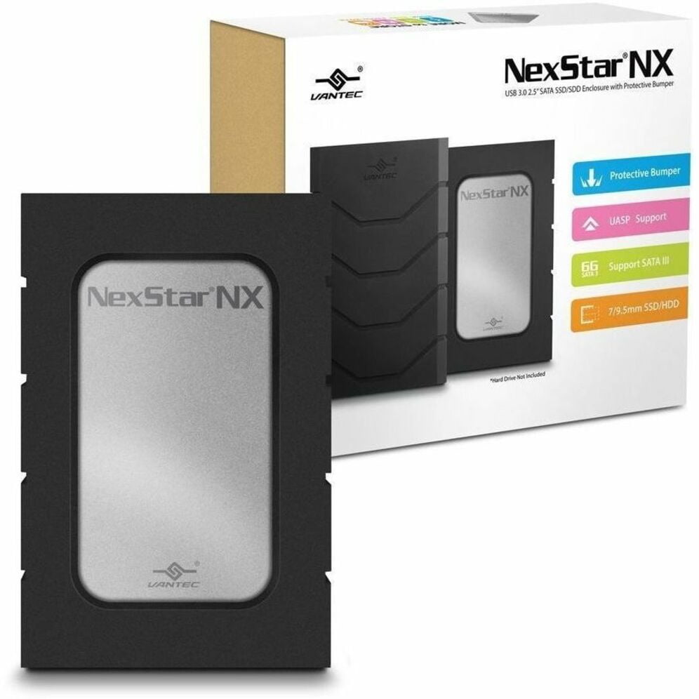 Vantec Hard Drive Enclosures NST-239S3B-SV NexStar 2.5 SATA to USB3.0 ...