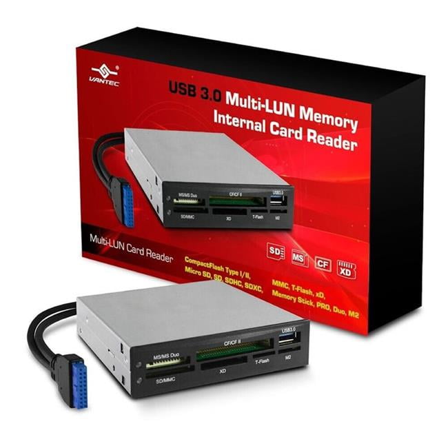Vantec Link USB 3.0 Multi-LUN Memory Internal Card Reader - Walmart.com
