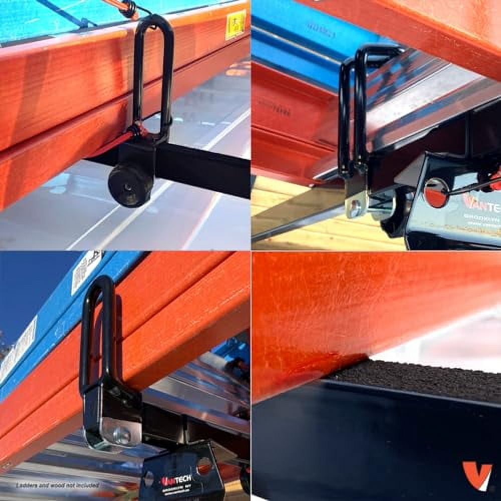 Vantech GFY Heavy Duty 3 Bar Ladder Roof Rack Compatible with: GMC ...