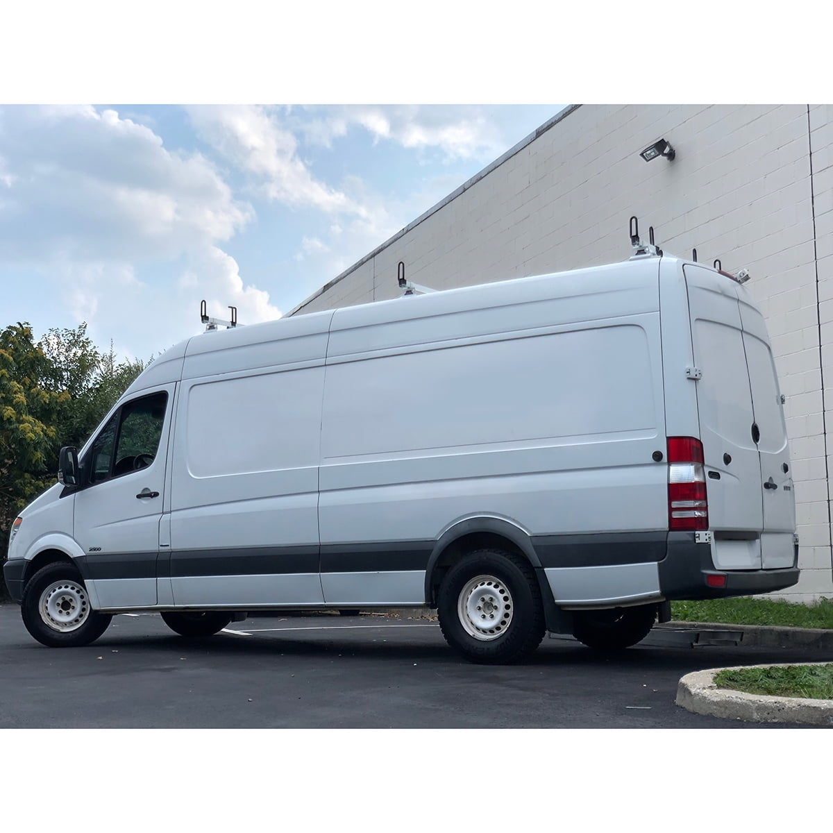 Vantech GFY00111 Heavy Duty 3 Bar ladder roof rack Fits Mercedes/Dodge ...