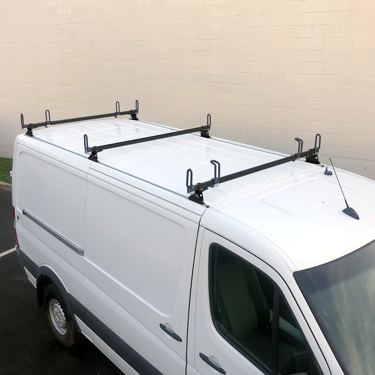 Vantech Heavy Duty 3 Bar Cargo Ladder Railing Roof Rack Fits Mercedes ...