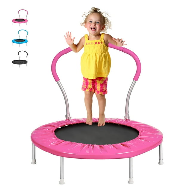 "Vantic 36"" Mini Indoor Trampoline for Kids and Adults, Heavy-Duty ...