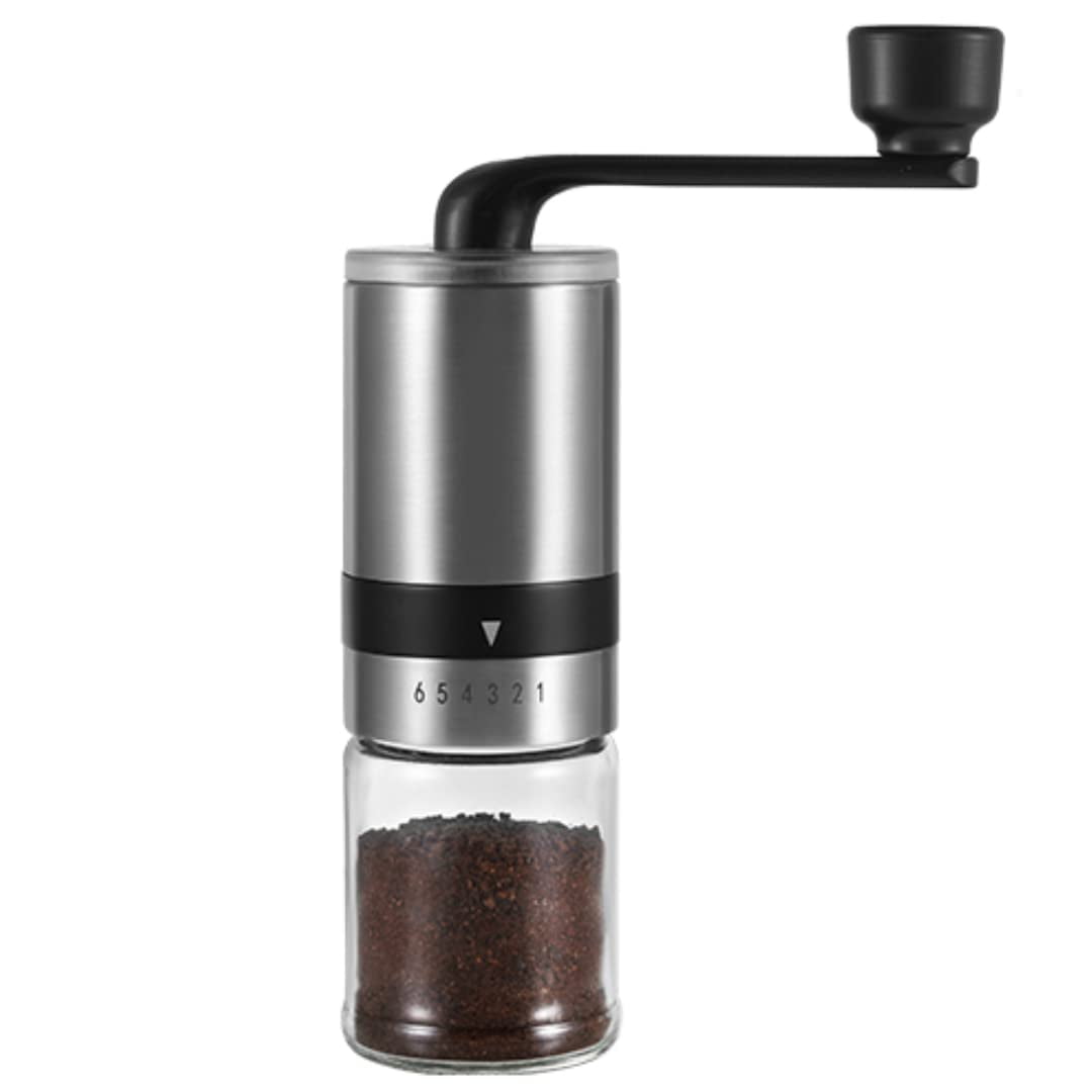 Vanuat Manual Coffee Grinder Stainless Steel Ceramic Burr Bean Crank ...