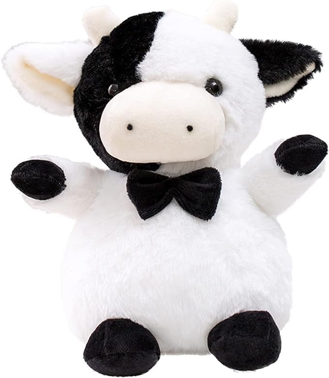 Vanvene Gentleman Cow Stuffed Animals-Kawaii Cute Stuffed Cow Plush ...