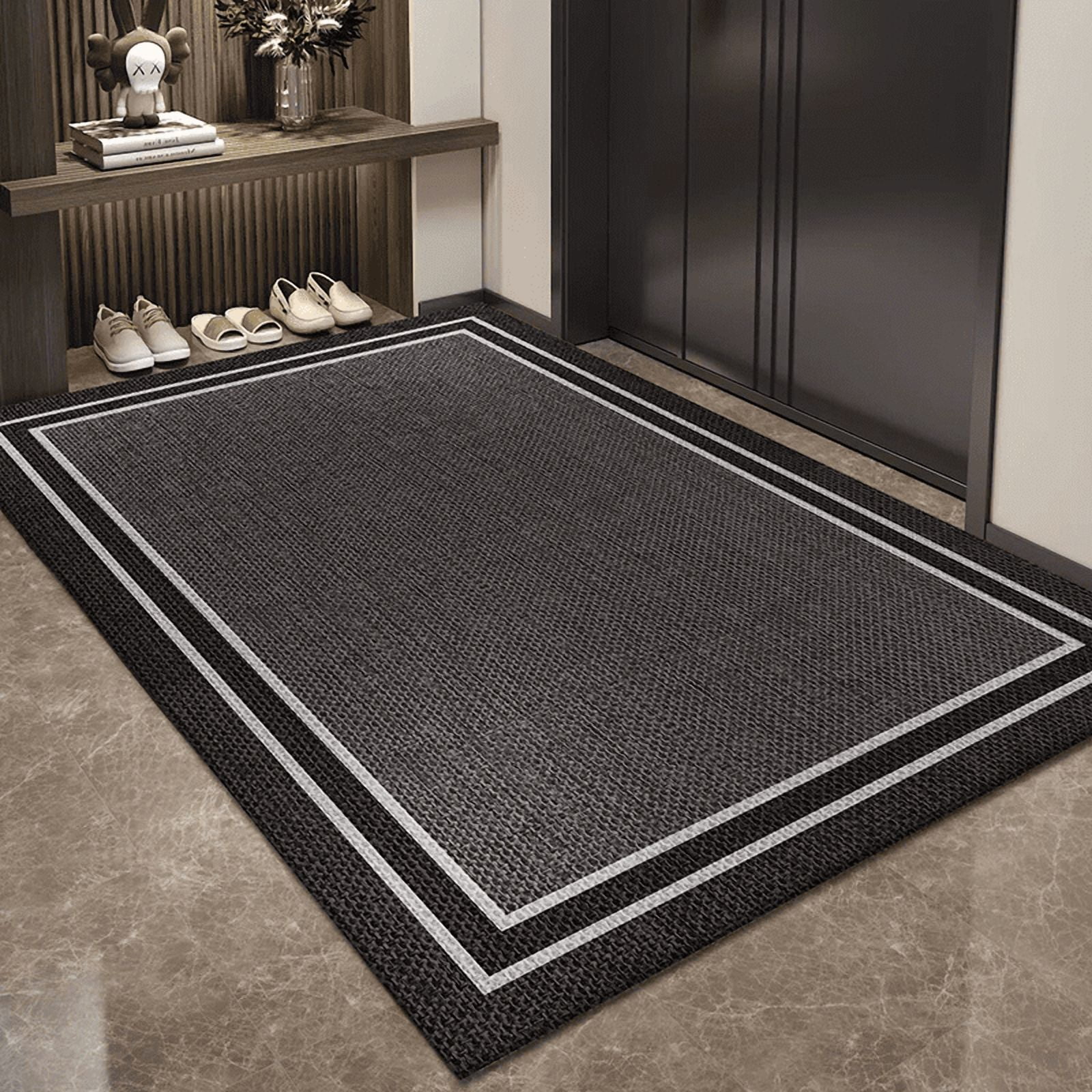 Vaparinckl Indoor Mat, Non Slip 24"x35" Doormat, Welcome Door Mat for ...