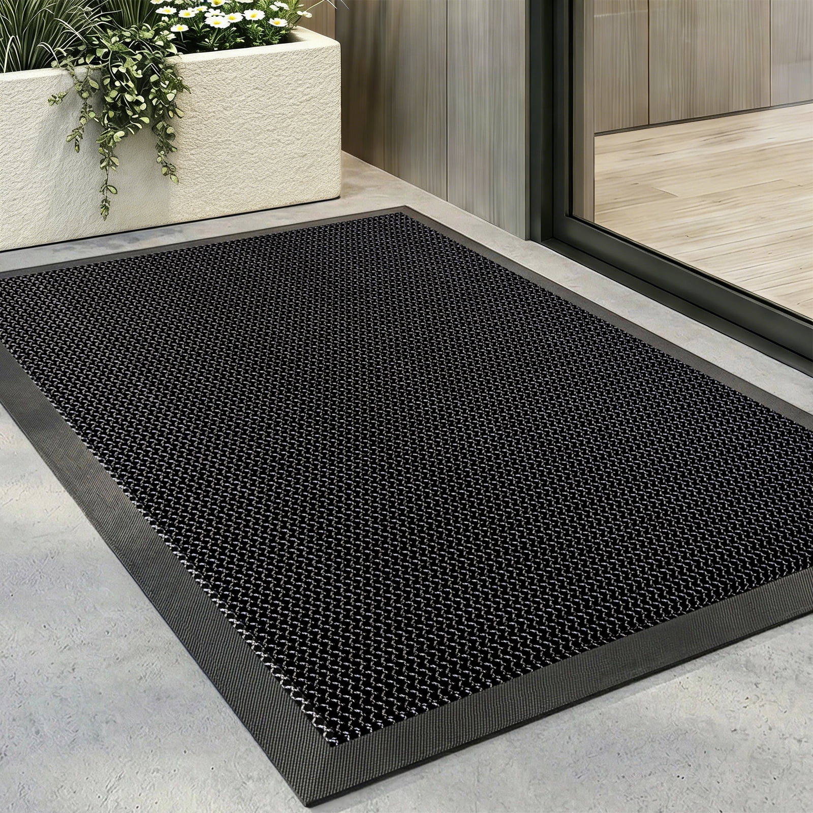 Vaparinckl Outdoor Mat, Non Slip 17"x30" Doormat, Springy Front Door ...