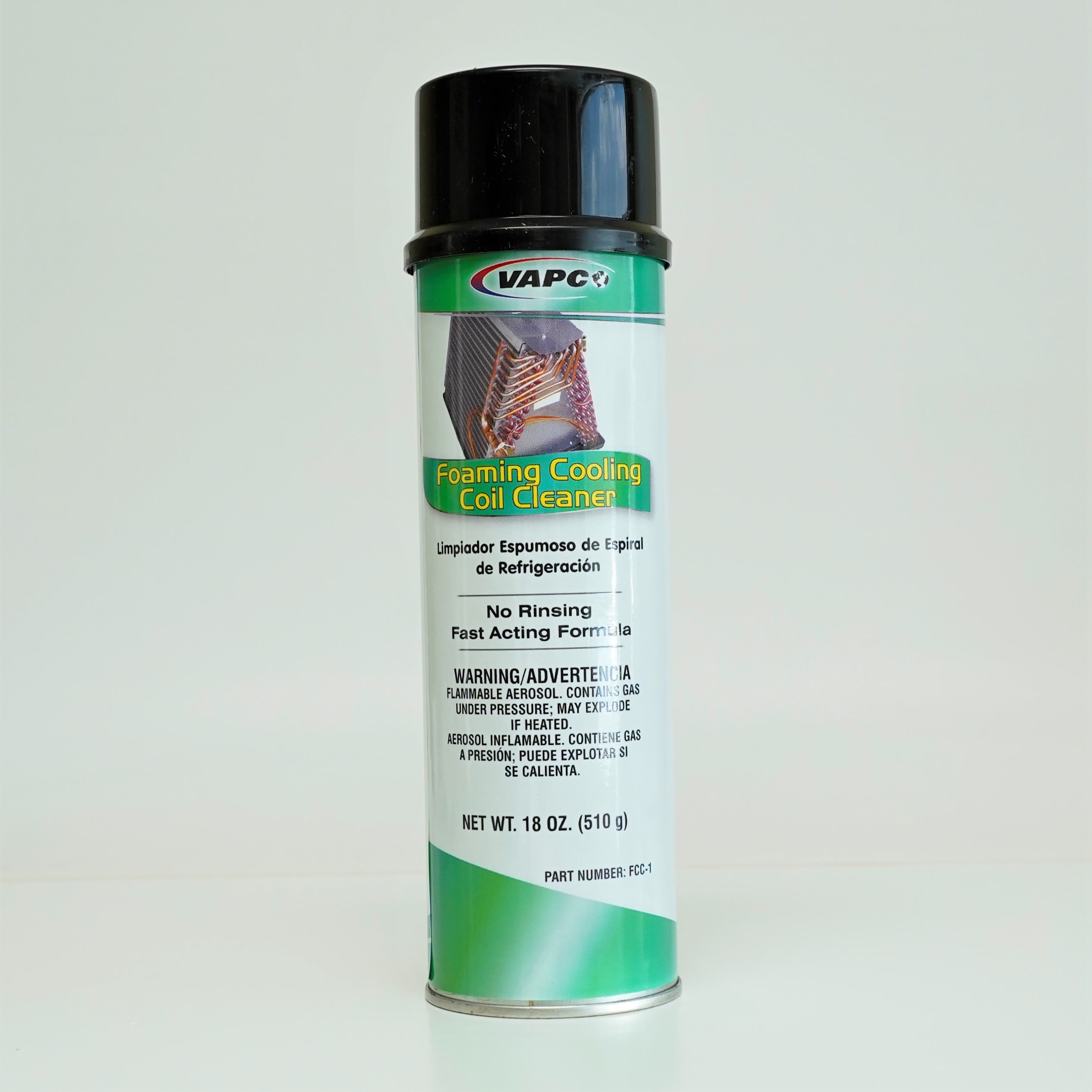 Vapco FCC-1 No Rinse Foaming Evaporator Cooling Coil Cleaner 18 oz. Can ...