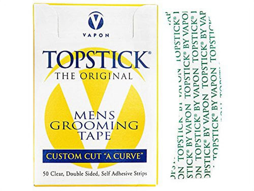Vapon Topstick The Original Custom Cut "A Curve"Men's Grooming Tape ...