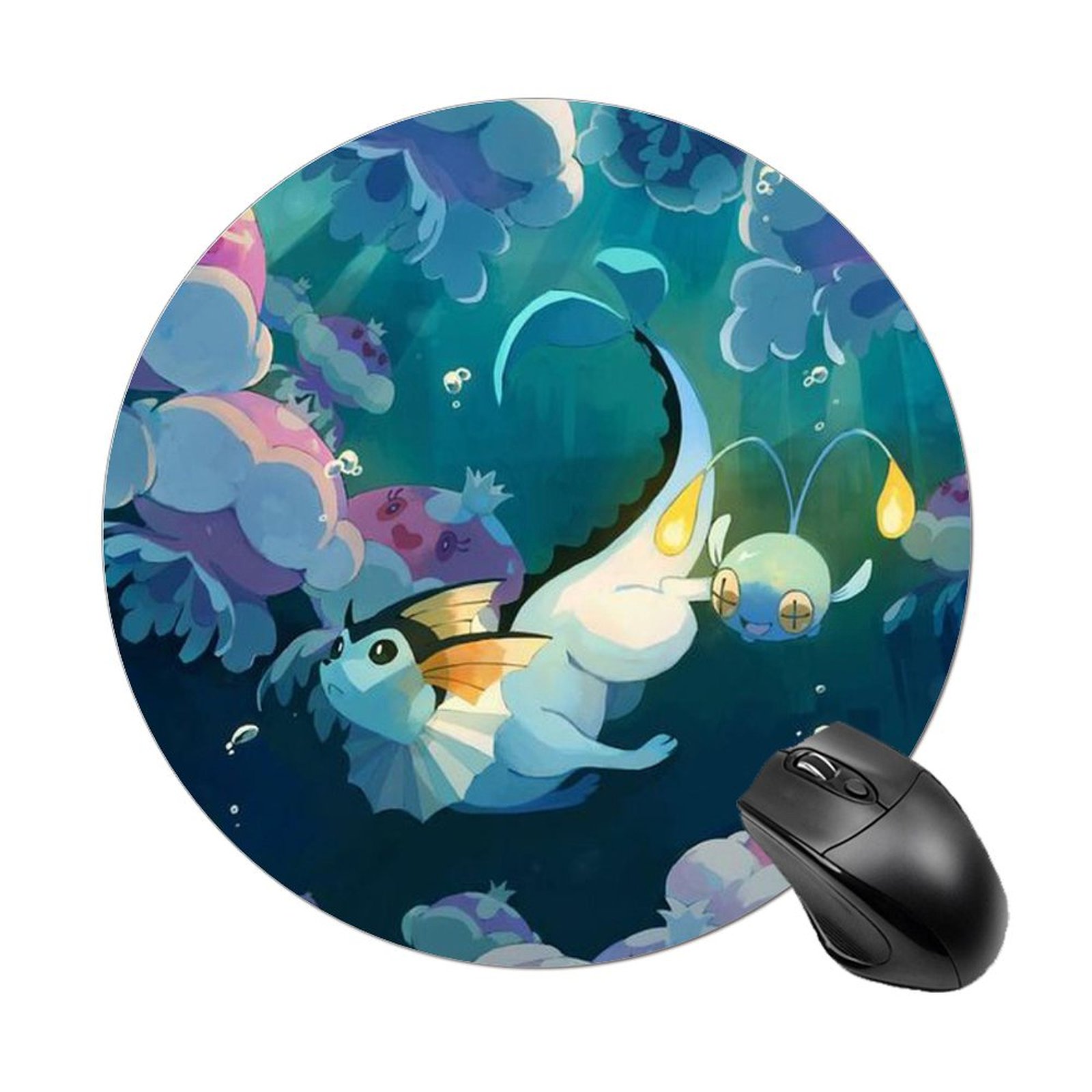 Vaporeon Mouse Pad Anime for Office Desk Computer Desk Gaming Room ...