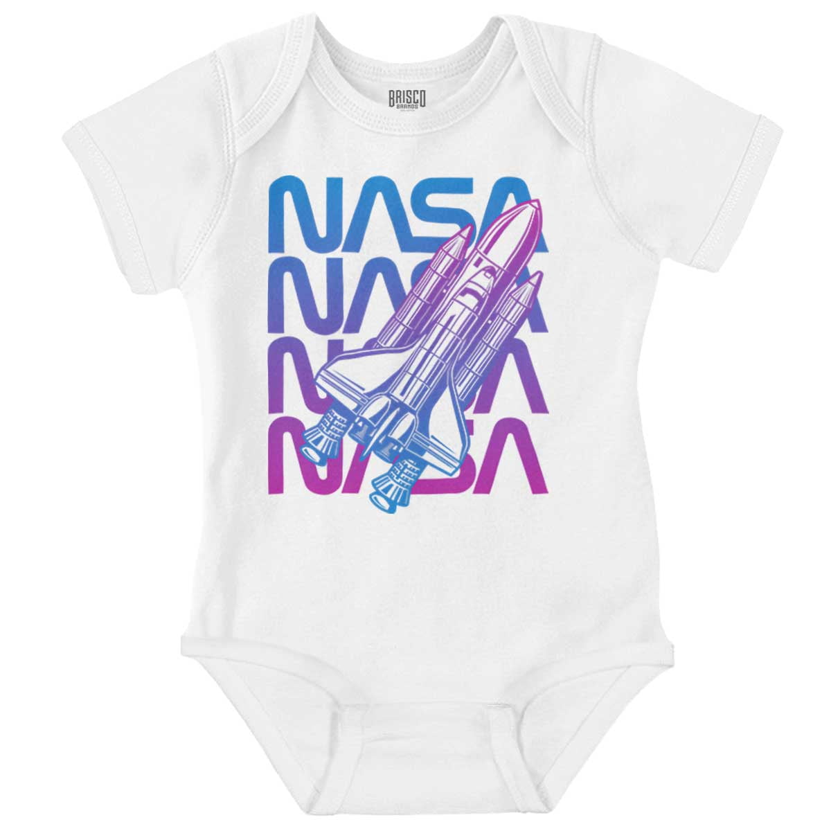 Vaporwave Shuttle NASA Worm Logo Romper Boys or Girls Infant Baby ...
