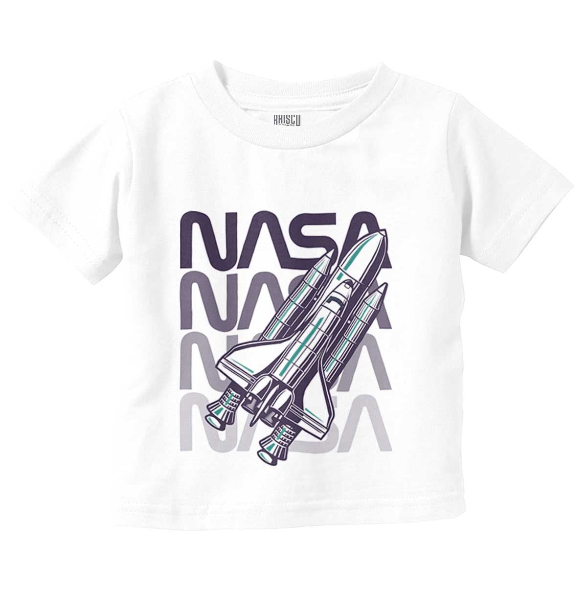 Vaporwave Shuttle NASA Worm Logo Toddler Boy Girl T Shirt Infant ...