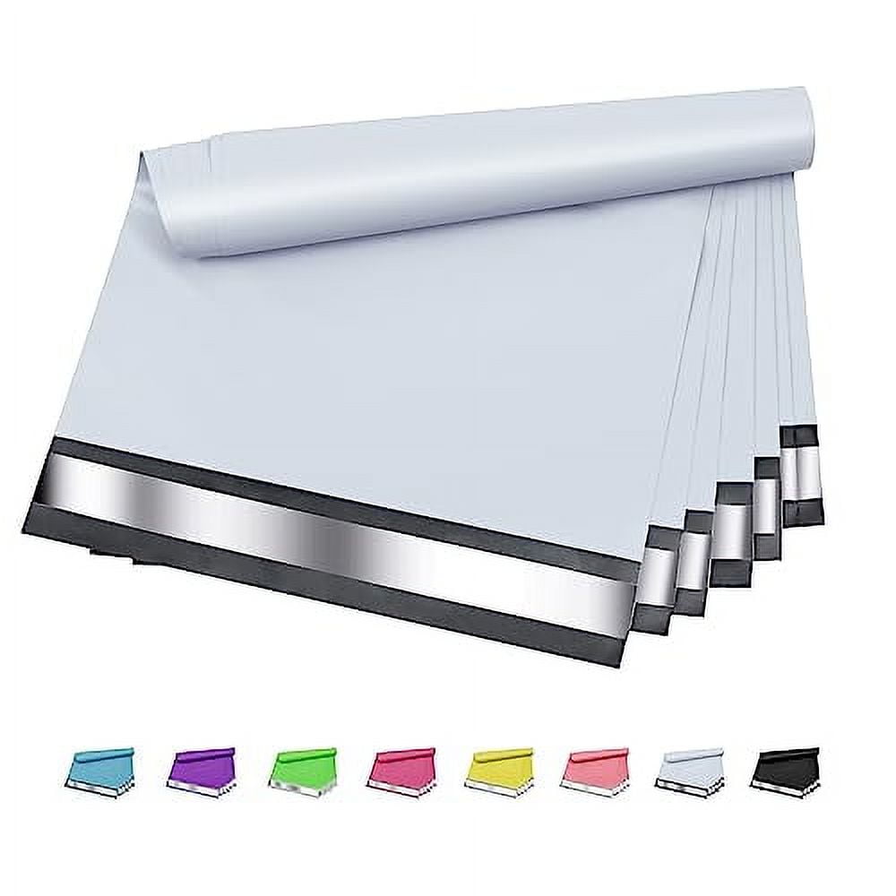 Vapulcio Poly Mailers 25 Pcs White Shipping Bags, Mailing Envelopes ...