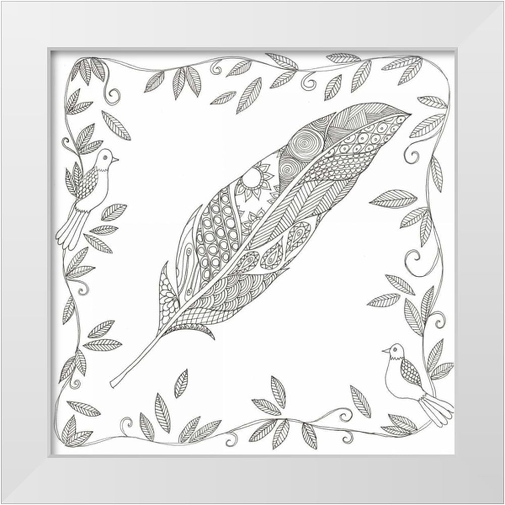 Varacek, Pam 26x26 White Modern Wood Framed Museum Art Print Titled ...