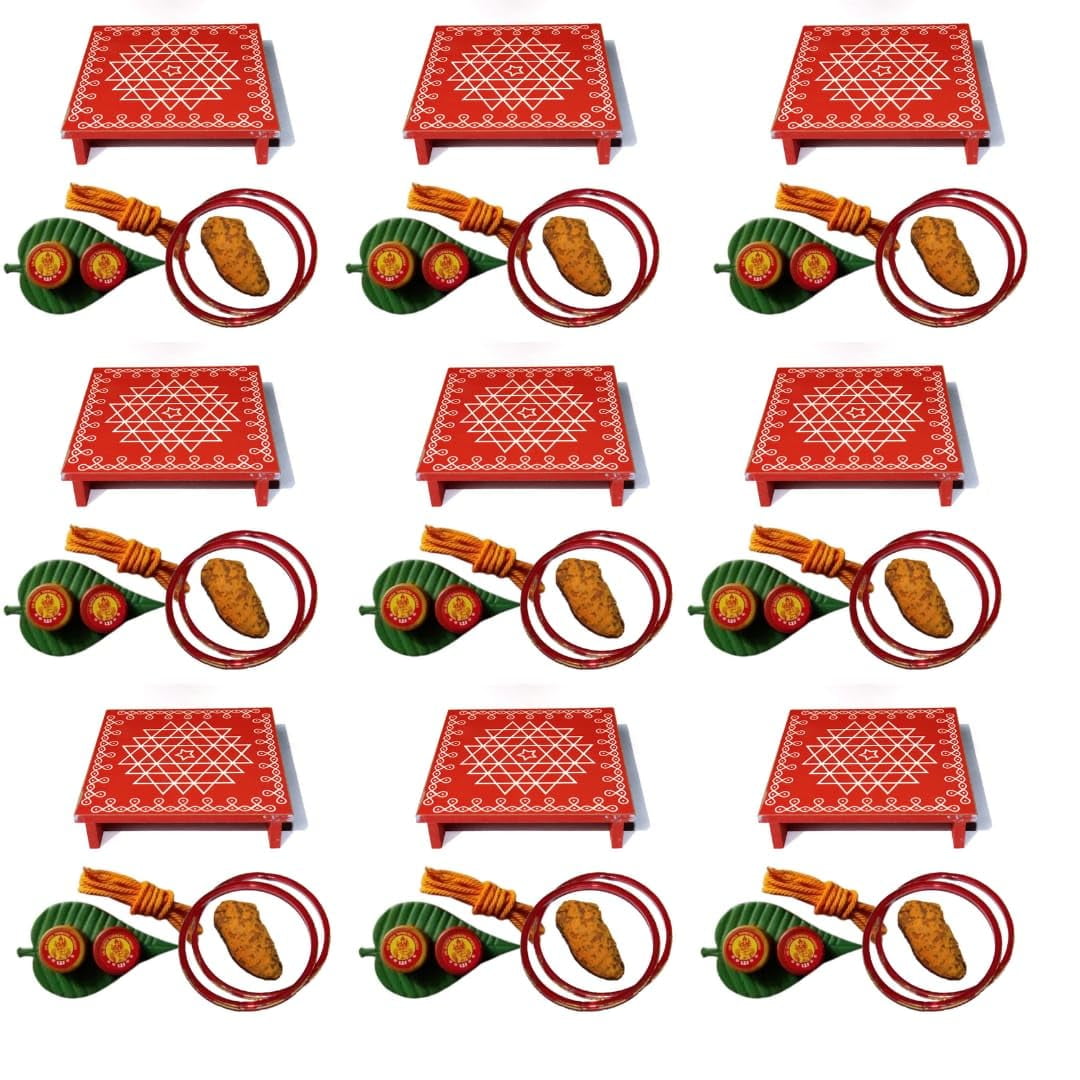 Varalakshmi puja return gifts with pasupu kumkum pack of 9 ethnic ...