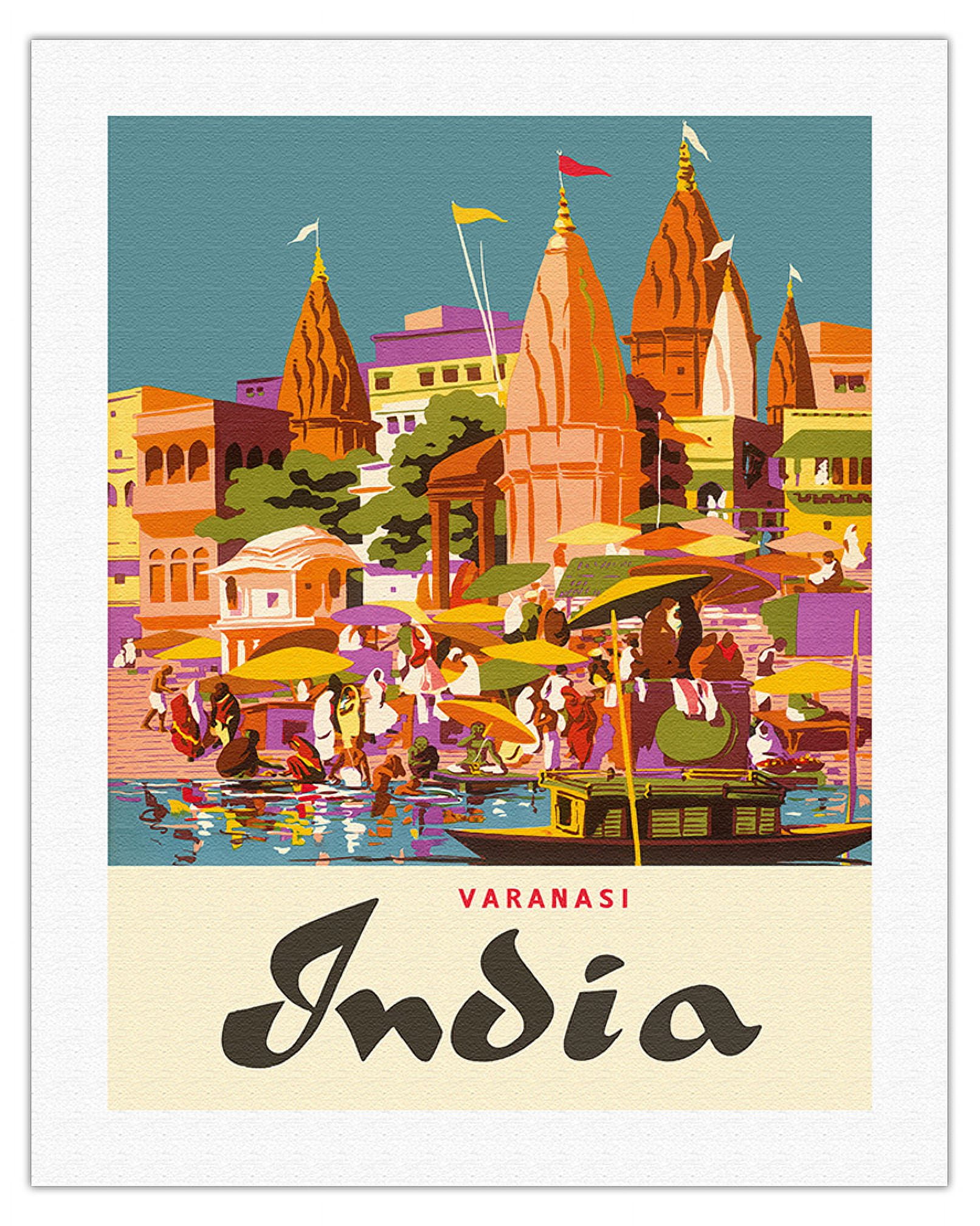 Varanasi India - Ganges River - (Banares Banaras Kashi) in Uttar ...