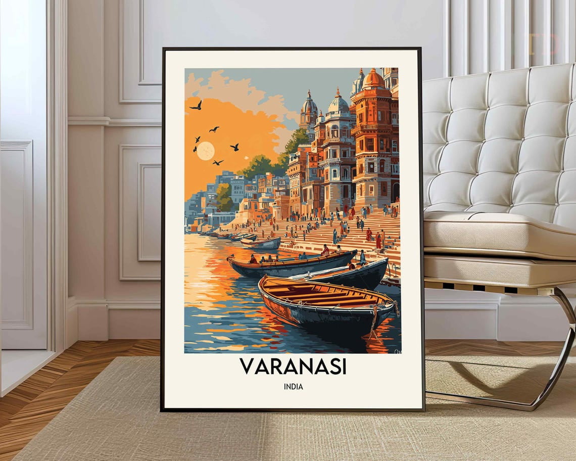 Varanasi Poster, Varanasivaranasi Print, Varanasi Photo, Varanasi India ...