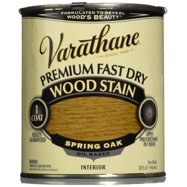 Varathane 1 Quart Spring Oak Fast Dry Wood Stain - Walmart.com