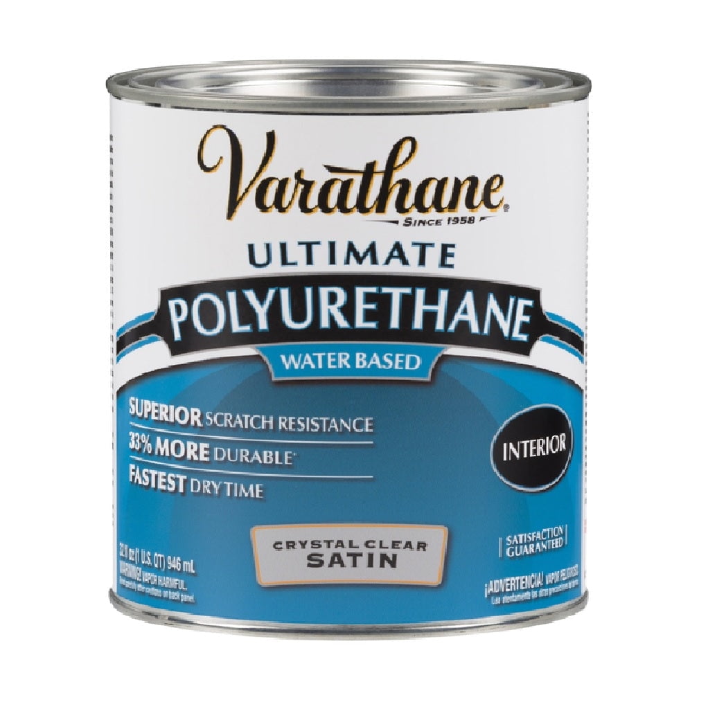 Varathane 200241H Ultimate Water-Based Polyurethane, 1 qt, Each ...
