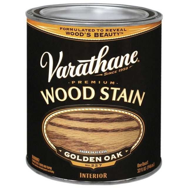 Golden Oak, Varathane Premium Oil Stain Quart - 32oz, 211716H - Walmart.com