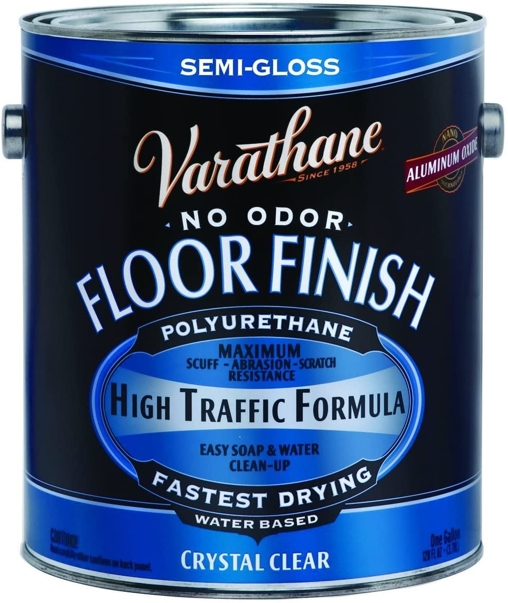 Varathane 230131 1 Gallon Varathane Crystal Clear Floor Finish Semi-Gloss - Walmart.com