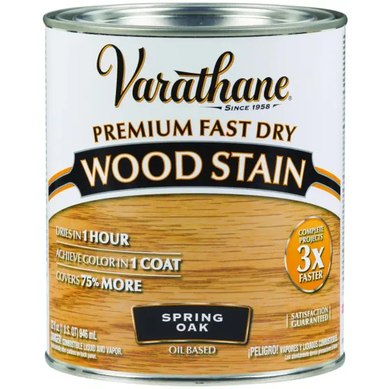 Varathane 262004 Stain Wood Int Spring Oak Quart (Case of 2) - Walmart.com