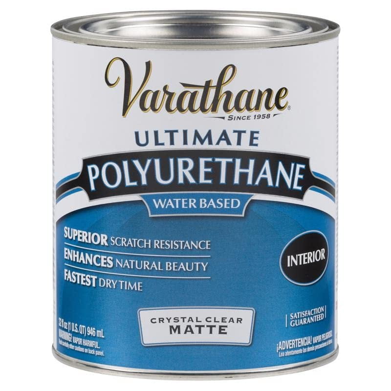 Varathane 262074 1 Quart Clear Matte Soft Touch Polyurethane2 - Walmart.com