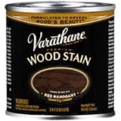 Varathane Semi-Transparent Red Mahogany Wood Stain, Oil-Based Urethane ...