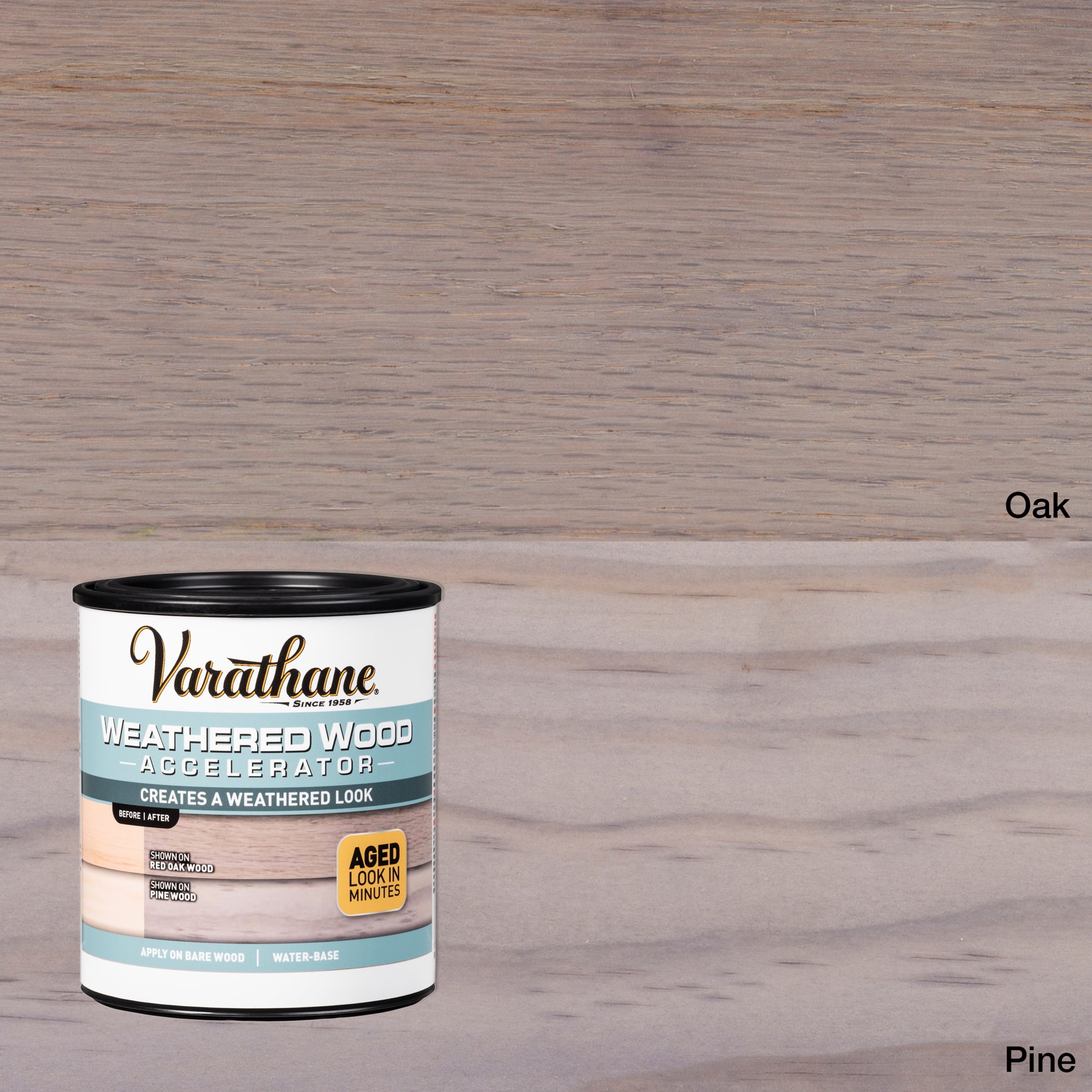 2 Pack, Varathane Weathered Wood Accelerator-313835, Quart - Walmart.com