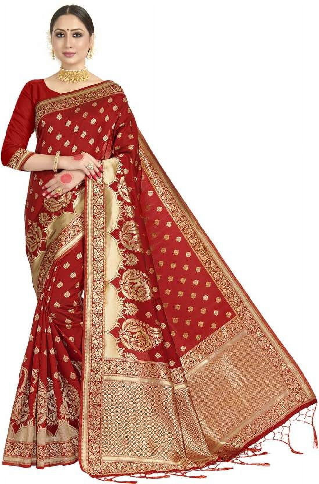 Vardha Banarasi Saree - Walmart.com
