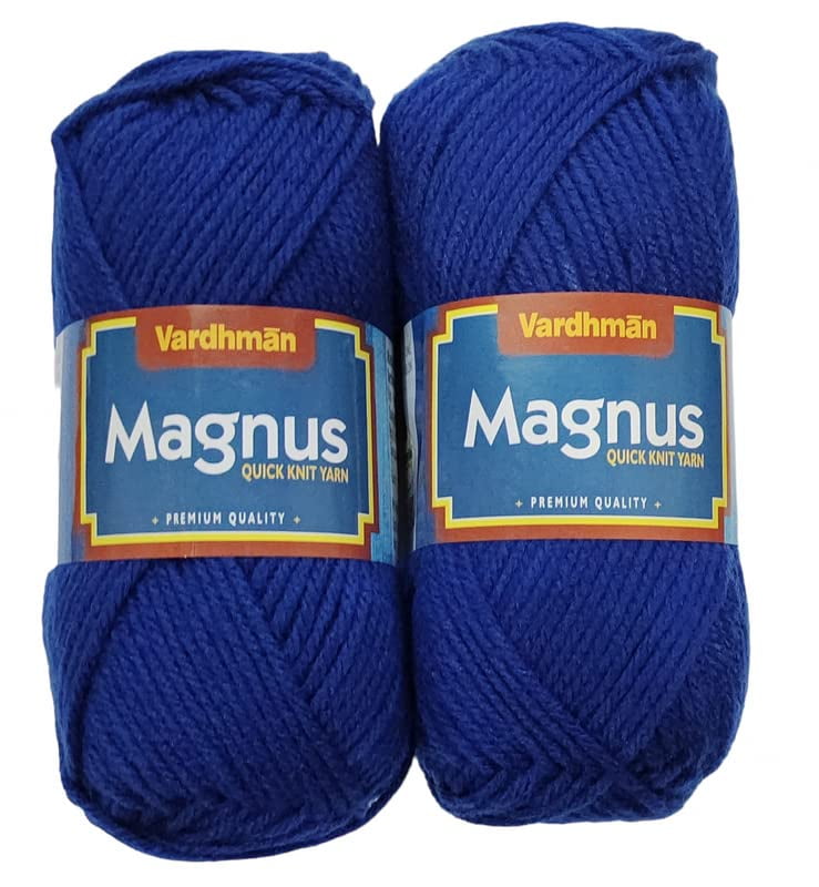 Vardhman Magnus Wool 400 gm Thick Yarn 1 Ball 100 gram Each Best Used ...