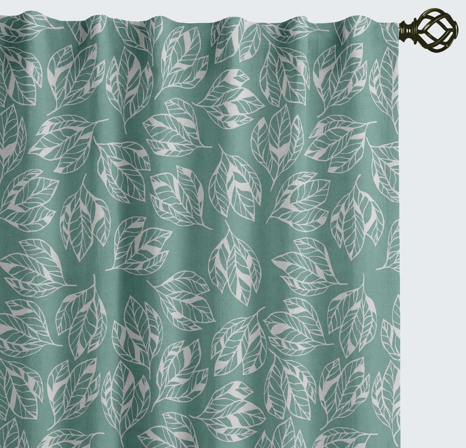 Vargottam 84 Inch Rod Pocket/Back Tab Cotton Curtains for Windows and ...