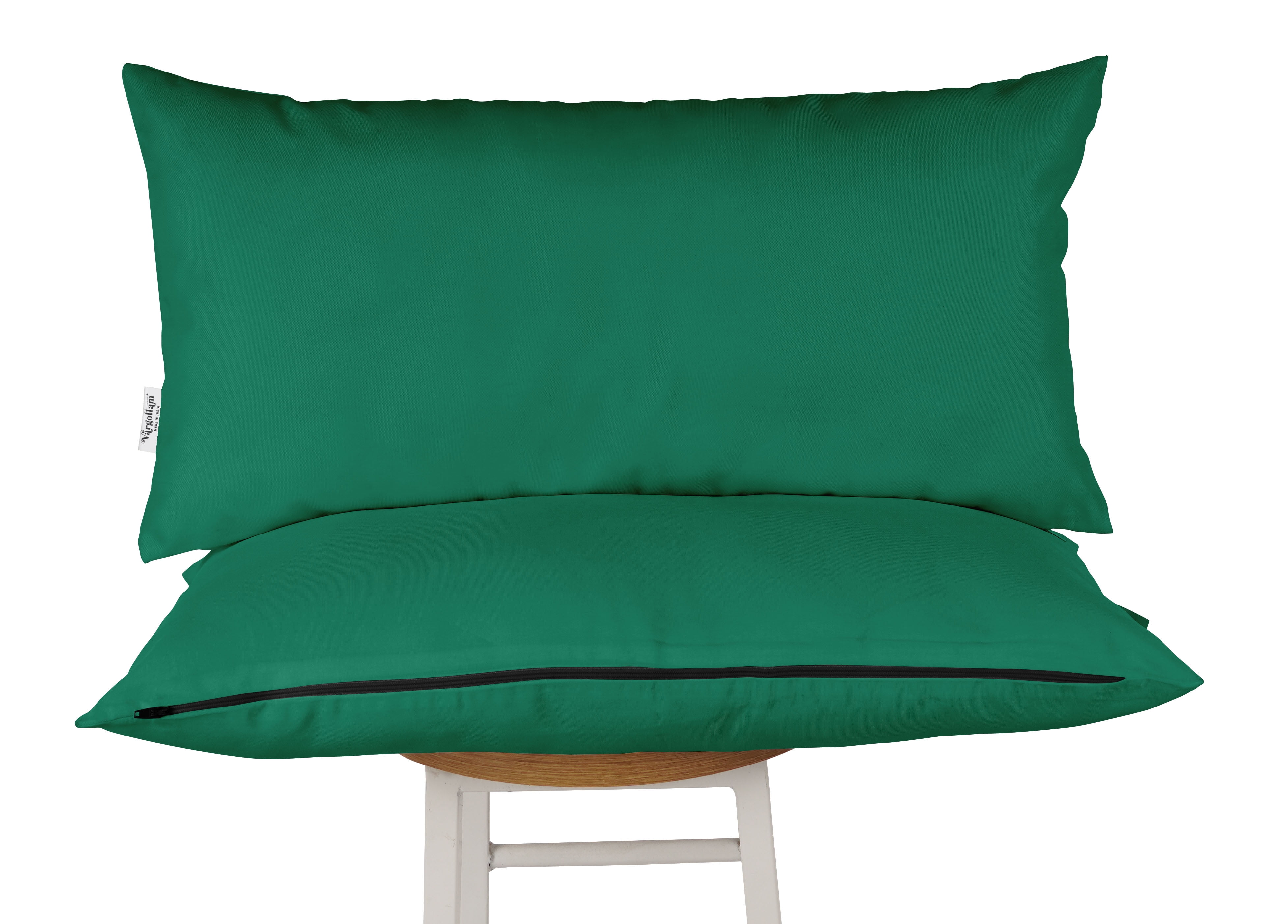 Vargottam Indoor/Outdoor Polyester Fabric Lumbar Pillow With Insert ...