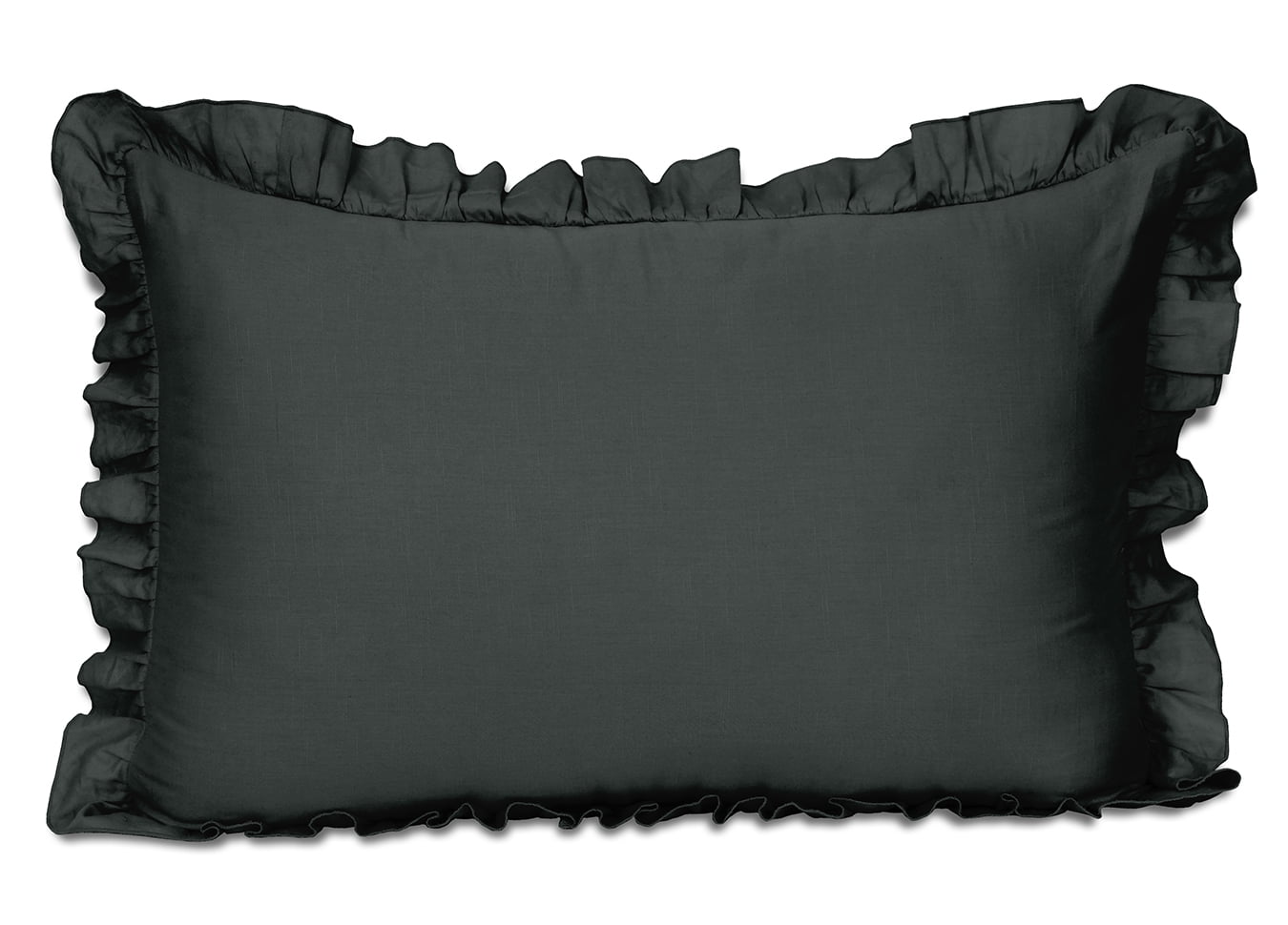 Vargottam Ruffled Pillow Sham Standard 26x20 Cotton Frill Pillow Cases ...