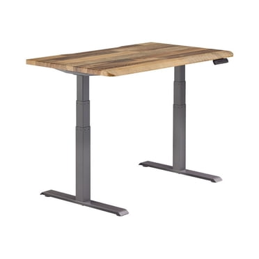 DESINO L-Shaped Standing Desk Adjustable Height, 63 Inch Electric Stand ...