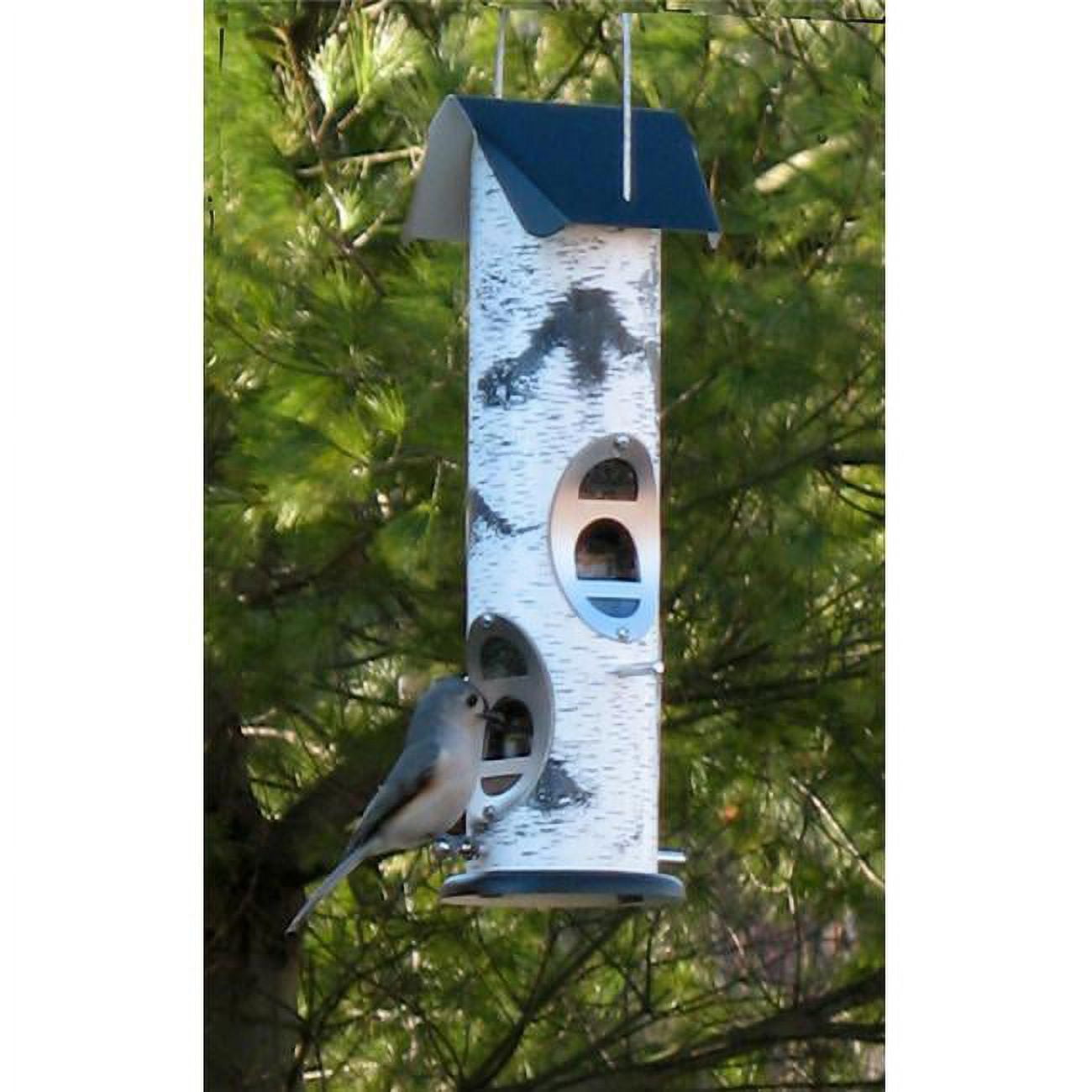 Vari-Crafts Birch Log Feeder - Mixed Seed - Walmart.com