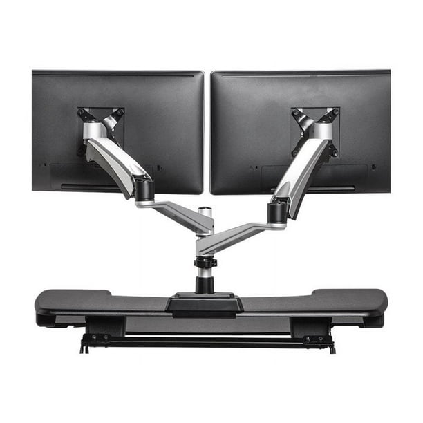 Vari Dual-Monitor Arm - Monitor Mount w/ 360 Degree Adjustment for ...