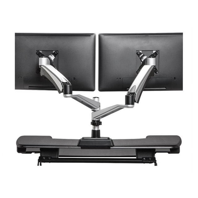 Vari Adjustable Dual-Monitor Arm - Desk Mount for 27 inch Screens, 19.8 ...