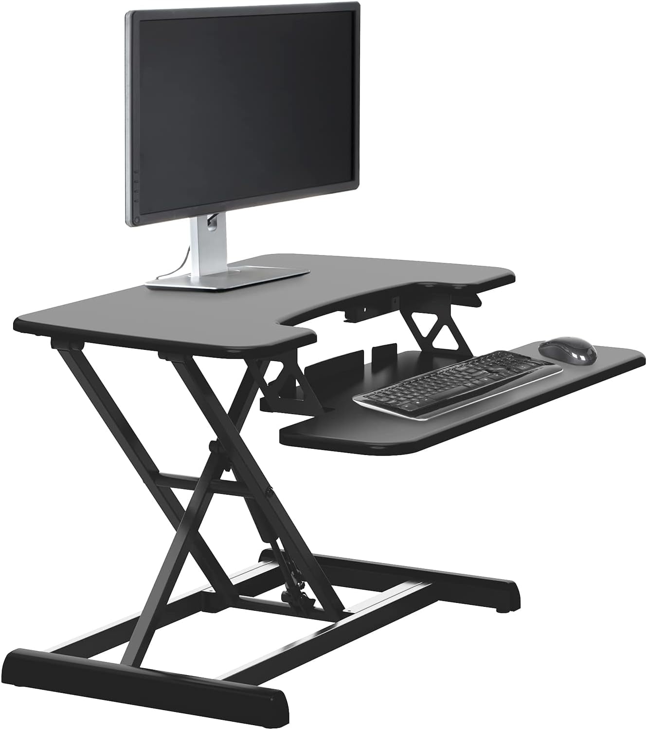 Vari Ergonomic Computer Desktop Sit-Stand Desk - Compact Vertical Lift ...