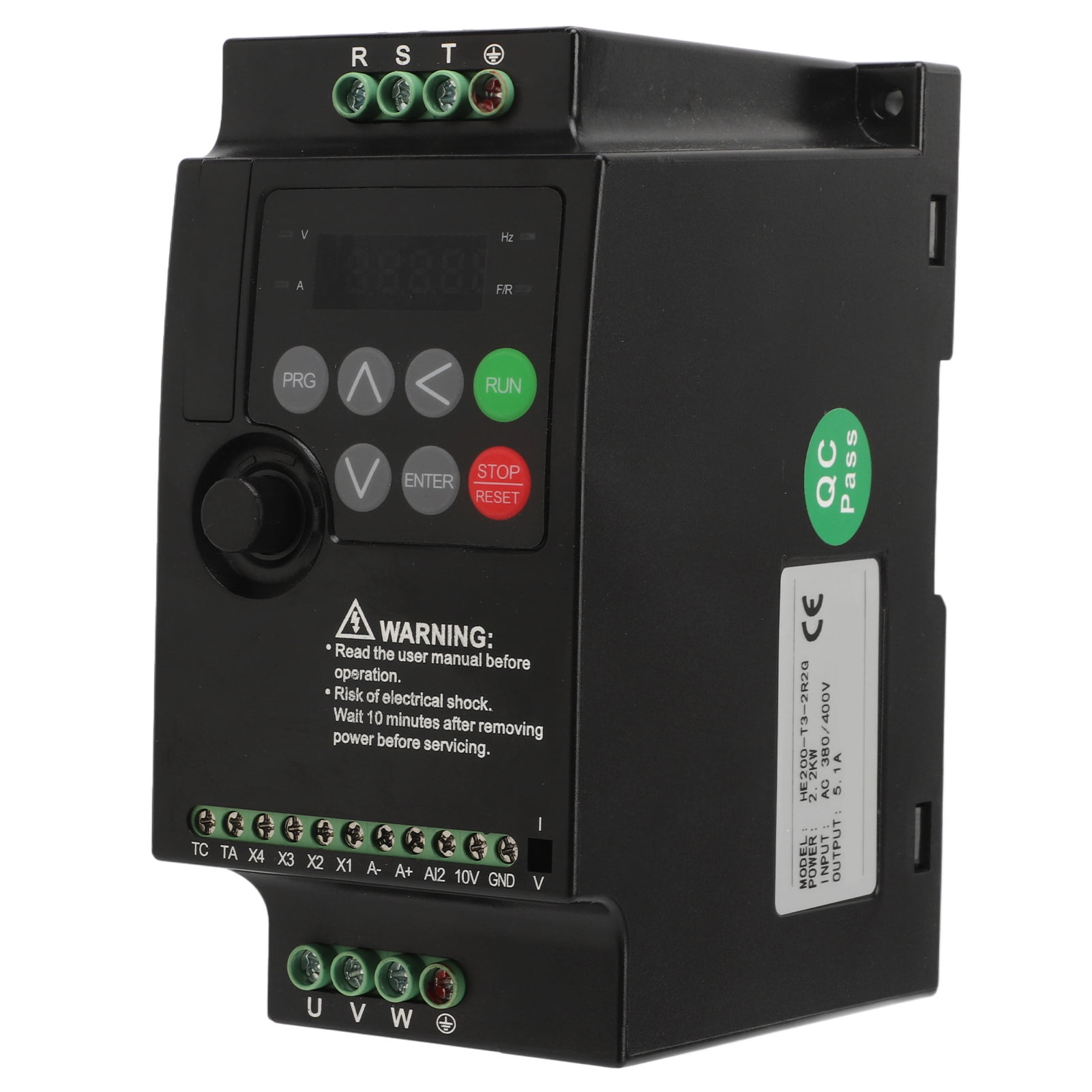 Variable Frequency Drive AC380 400V Input AC380V Output AVR VFD Inverter 3PH 2.2KW - Walmart.com