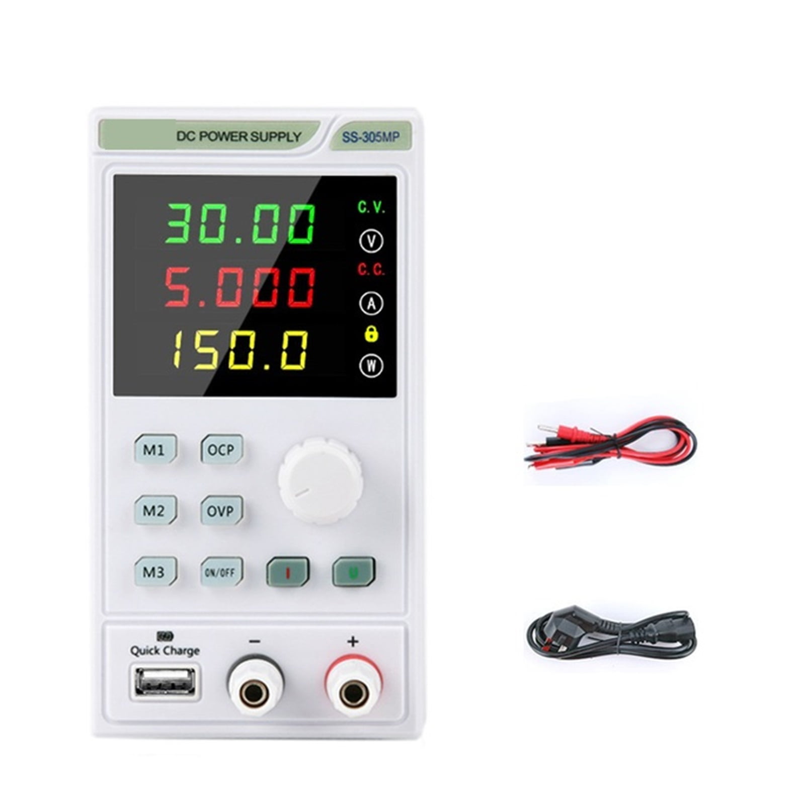 Variable Lab DC Power Supply Adjustable 40V/20A/300W Voltage Regulator Stabilizer Switching ...