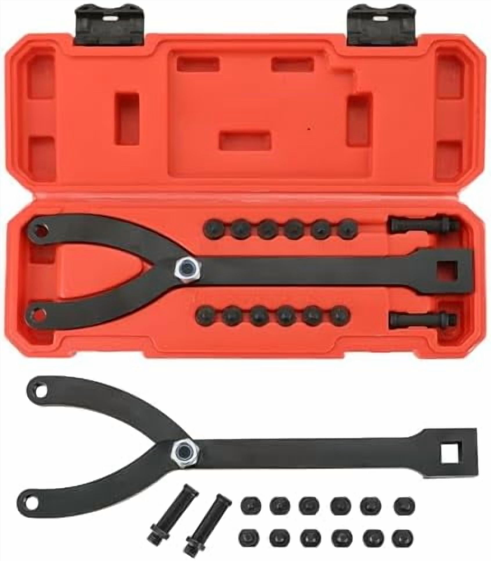 Variable Pin Spanner Wrench, 15Pc Adjustable Pin Spanner Wrench Kit, 1/ ...