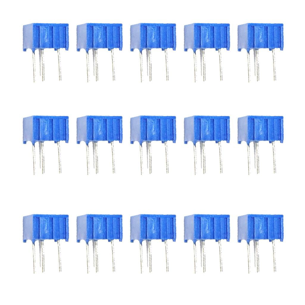 Variable Resistor Assorted 15 Value 15pcs 100Ω To 500kΩ ming ...