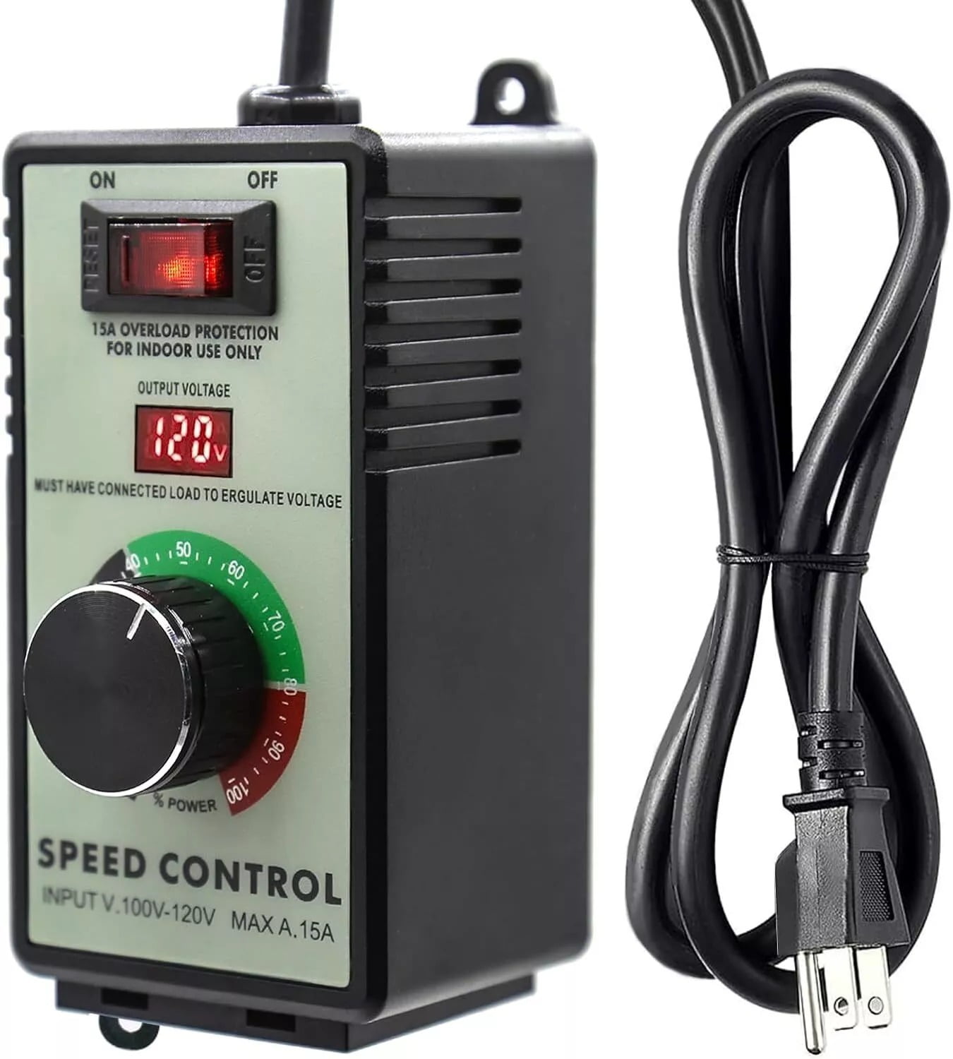 Variable Speed Controller for Router Fan & Electric Motor, Rheostat ...