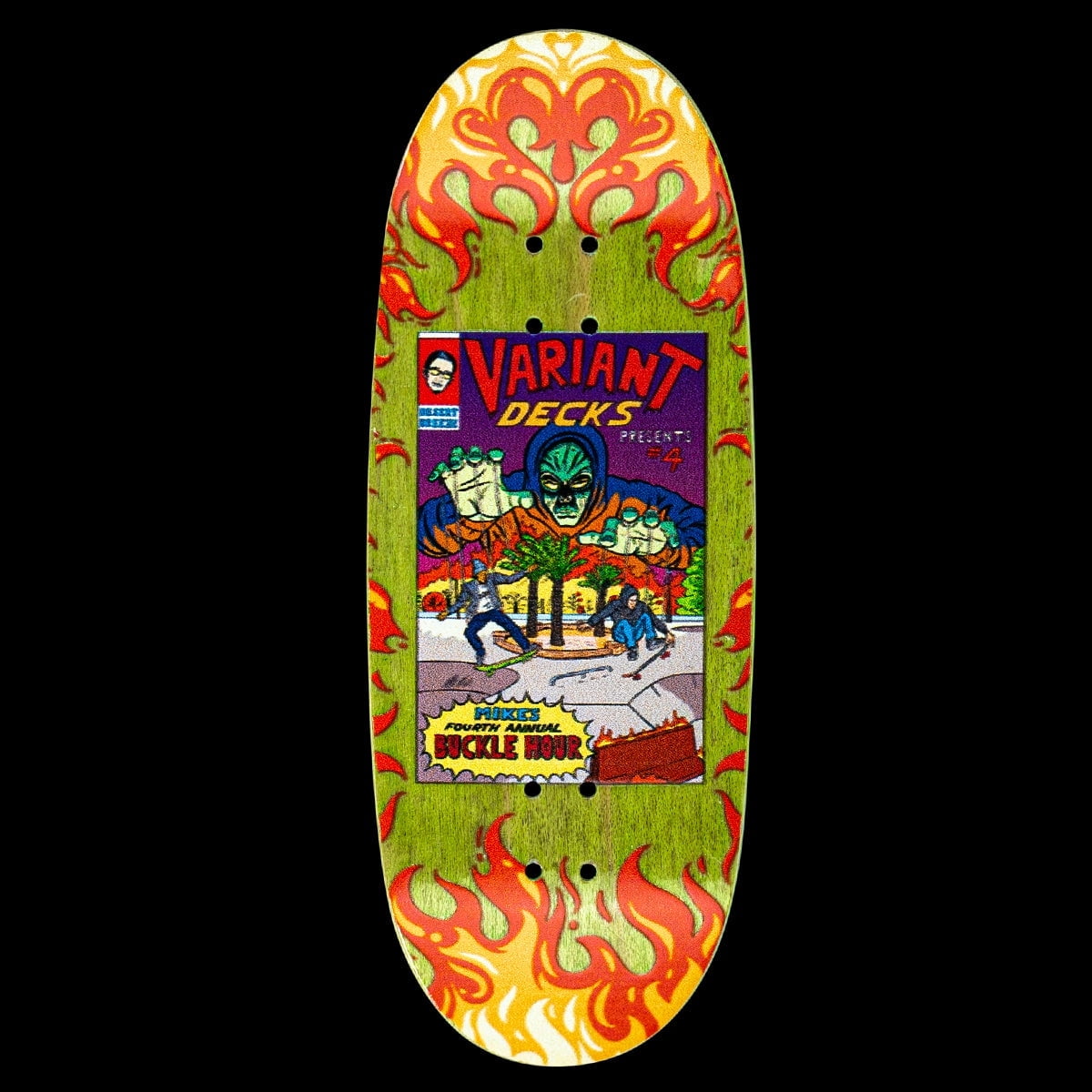 Variant Decks Fingerboard Deck Mikes Buckle Hour Egg 36mm - Walmart.com