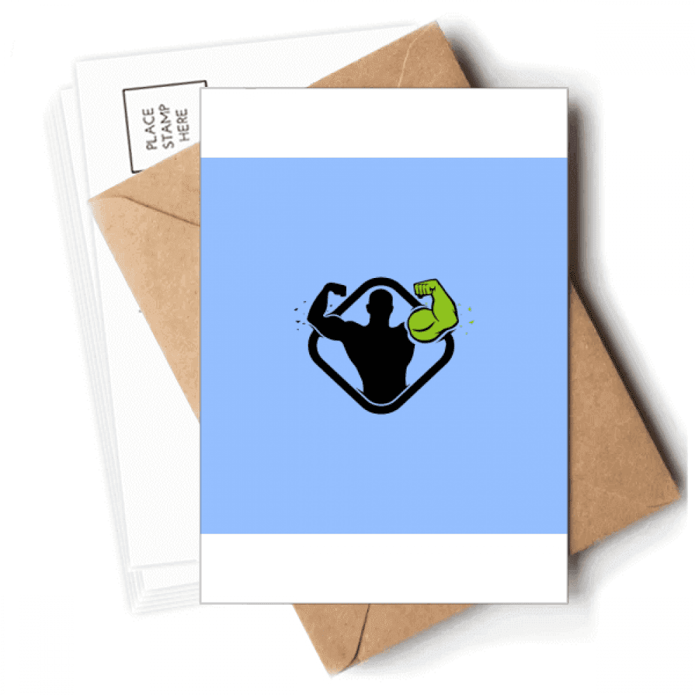 Variation Enhances Strength Muscles Postcards Envelopes Blank Note ...