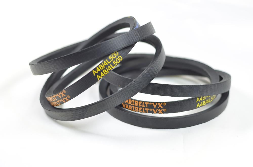 Varibelt VX A48 or 4L500 V belt, 50in Outside Length, 1/2 X 50in Vbelt ...