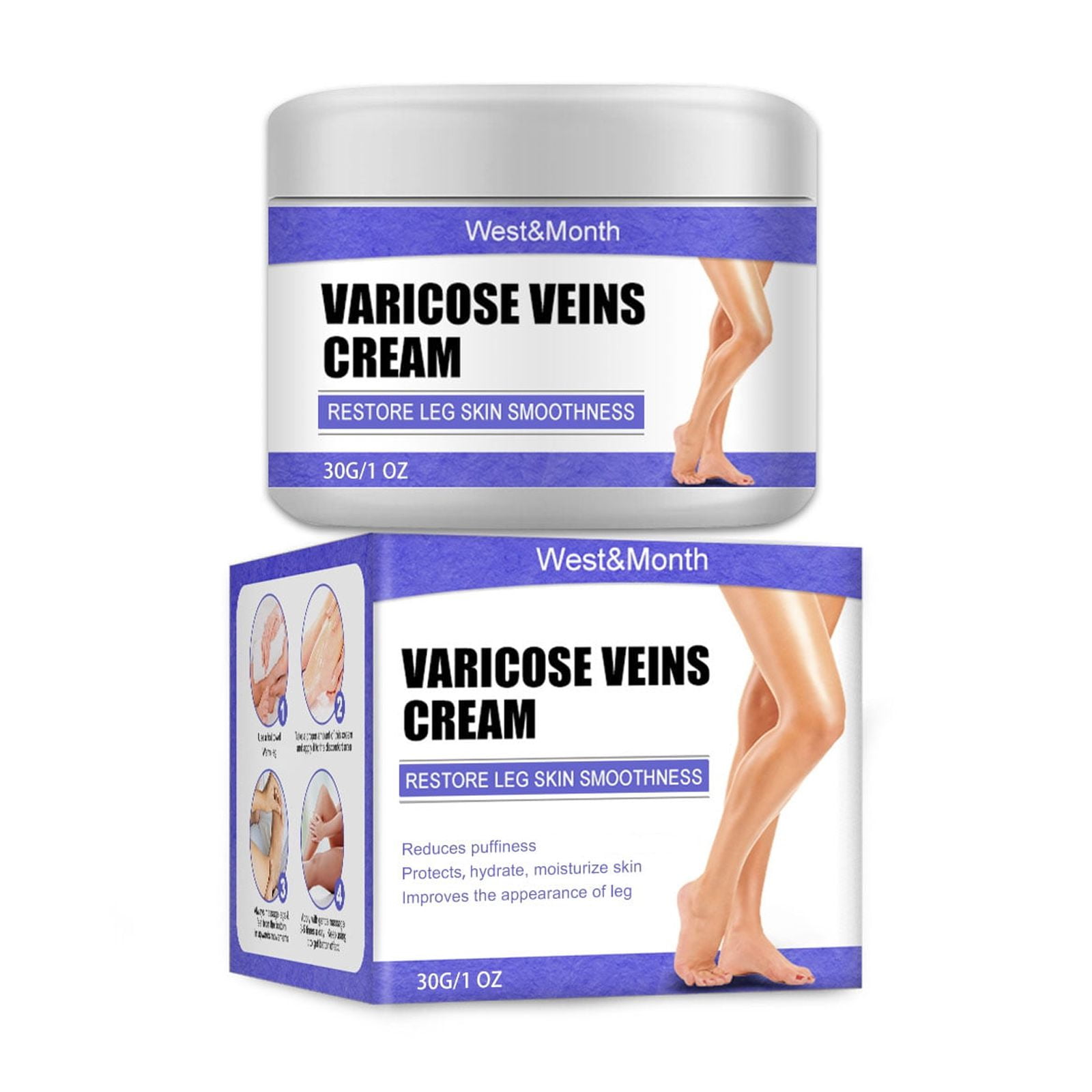 Varicose Vein Relief & Vein Care Cream Collagen, Arnica, & Horse ...