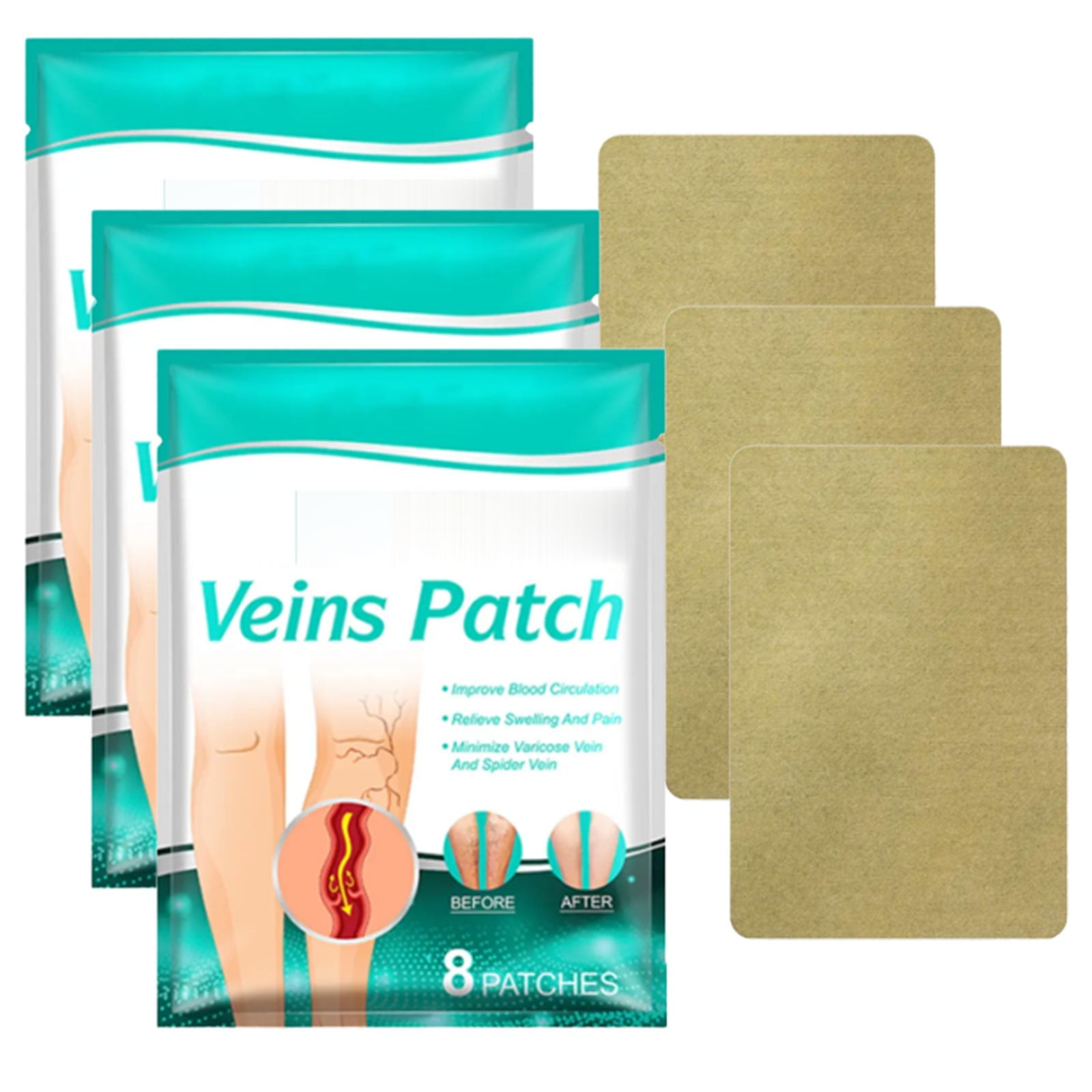 Varicose Veins Patch, Professional Varicose Veins Treatment Patch for ...
