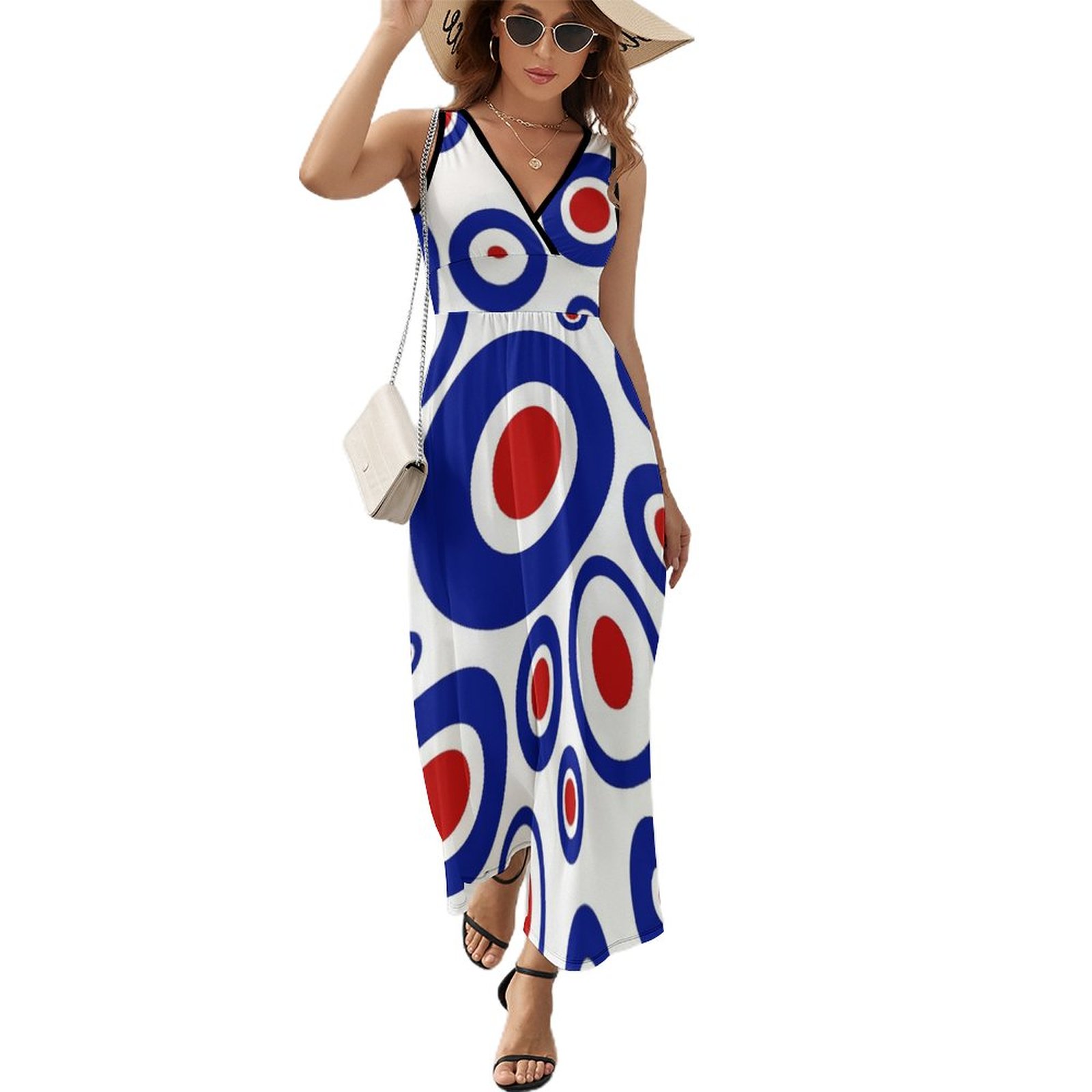 Varied mod target pattern Sleeveless Dress dress dresses Clothing ...
